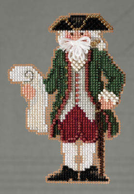 Colonial Santa - Williamsburg Santa by Mill Hill Kits - Ye Olde Cross ...